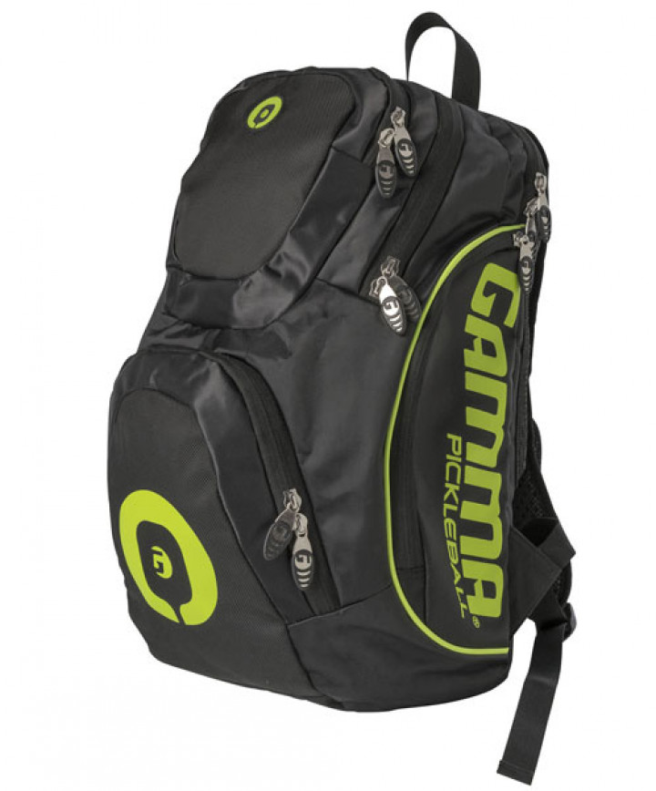 Gamma Pickleball Backpack Bag Black/Green SGPBP00