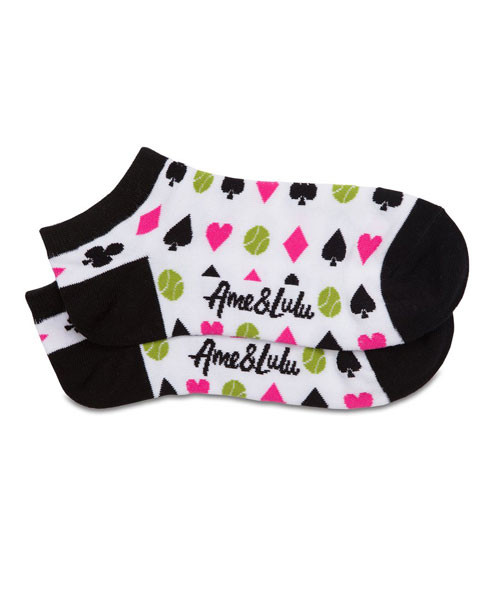 Ame & LuLu Meet Your Match Socks-Queen of the Court- SOCKS144 - Socks